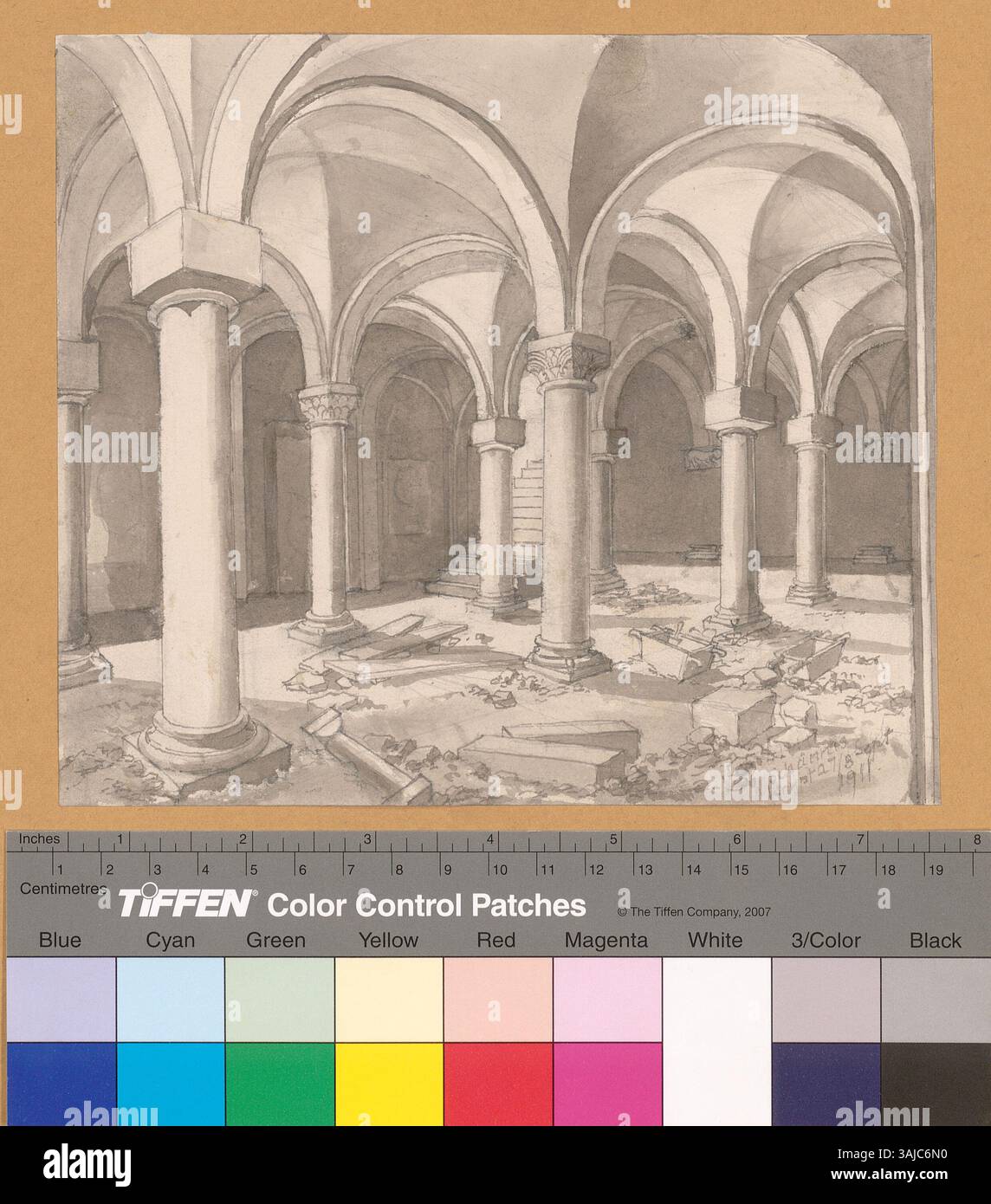 This image shows the crypt of the former St. Sebastian and Laurentius ...