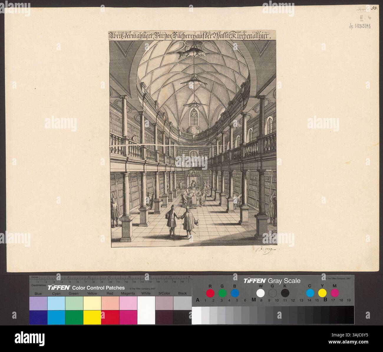 This 1719 etching by Johann Melchior Füssli shows the interior of the ...
