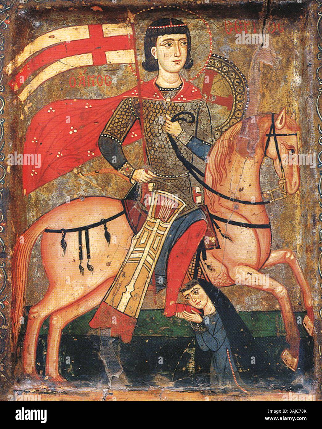 This 13th-century Georgian icon, located at Saint Catherine Monastery ...