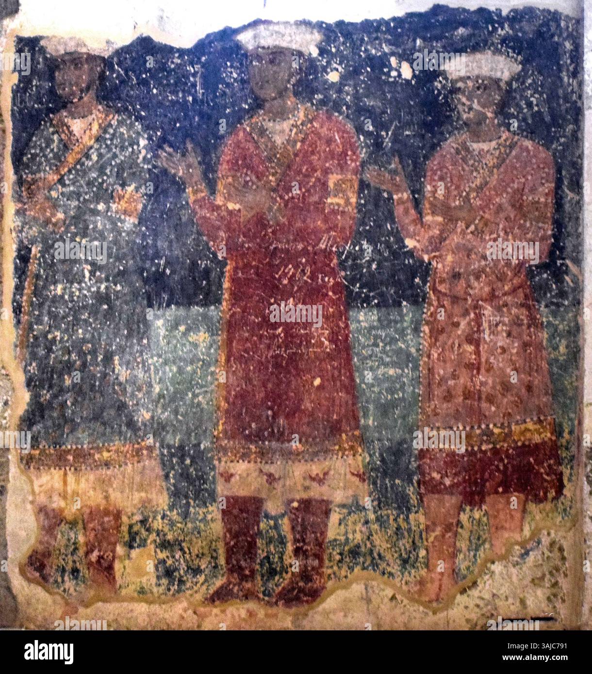 This 14th-century painting from the Assumption of the Mother of God ...