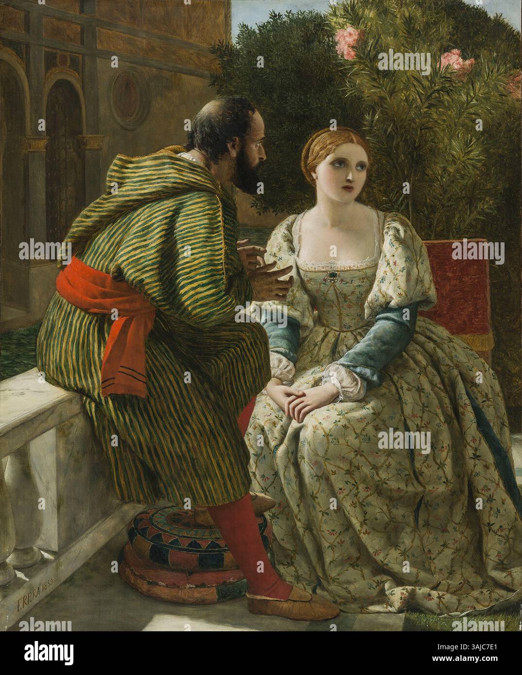 'Othello and Desdemona' by Frederick Richard Pickersgill, painted in ...