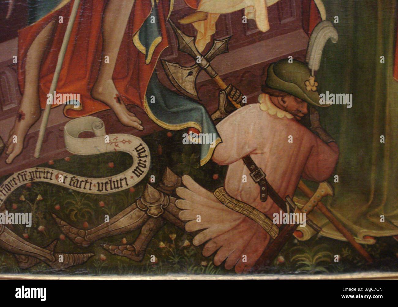 This 15th-century painting *Resurrection of Christ*, a detail from the ...