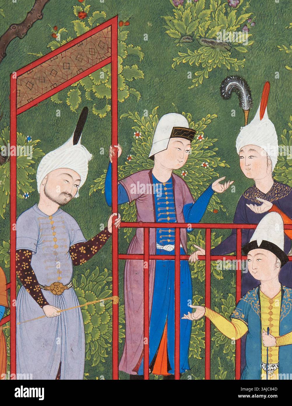 This manuscript illumination, dating from between 1520 and 1535 ...