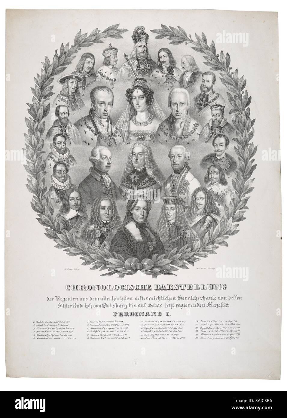 This lithograph, created by M. Volger around 1840, presents a ...