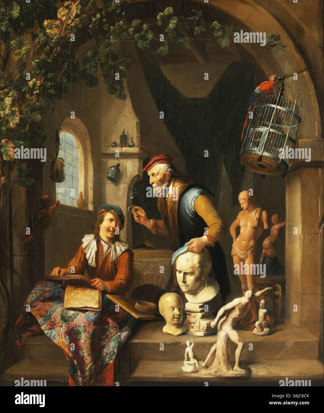 'Artist's Studio' by Gerard Thomas, an oil on canvas painting from ...