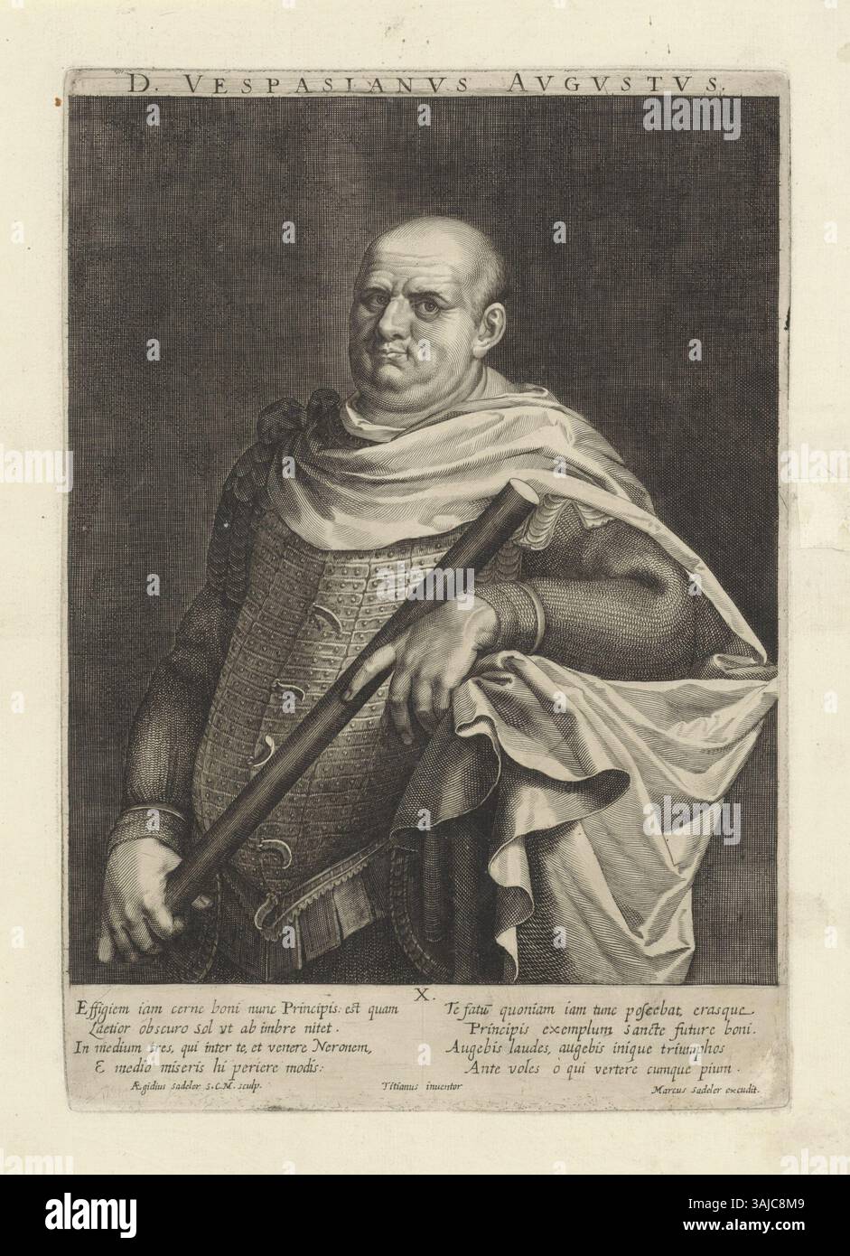This engraving by Aegidius Sadeler, dating from 1597-1629, portrays ...