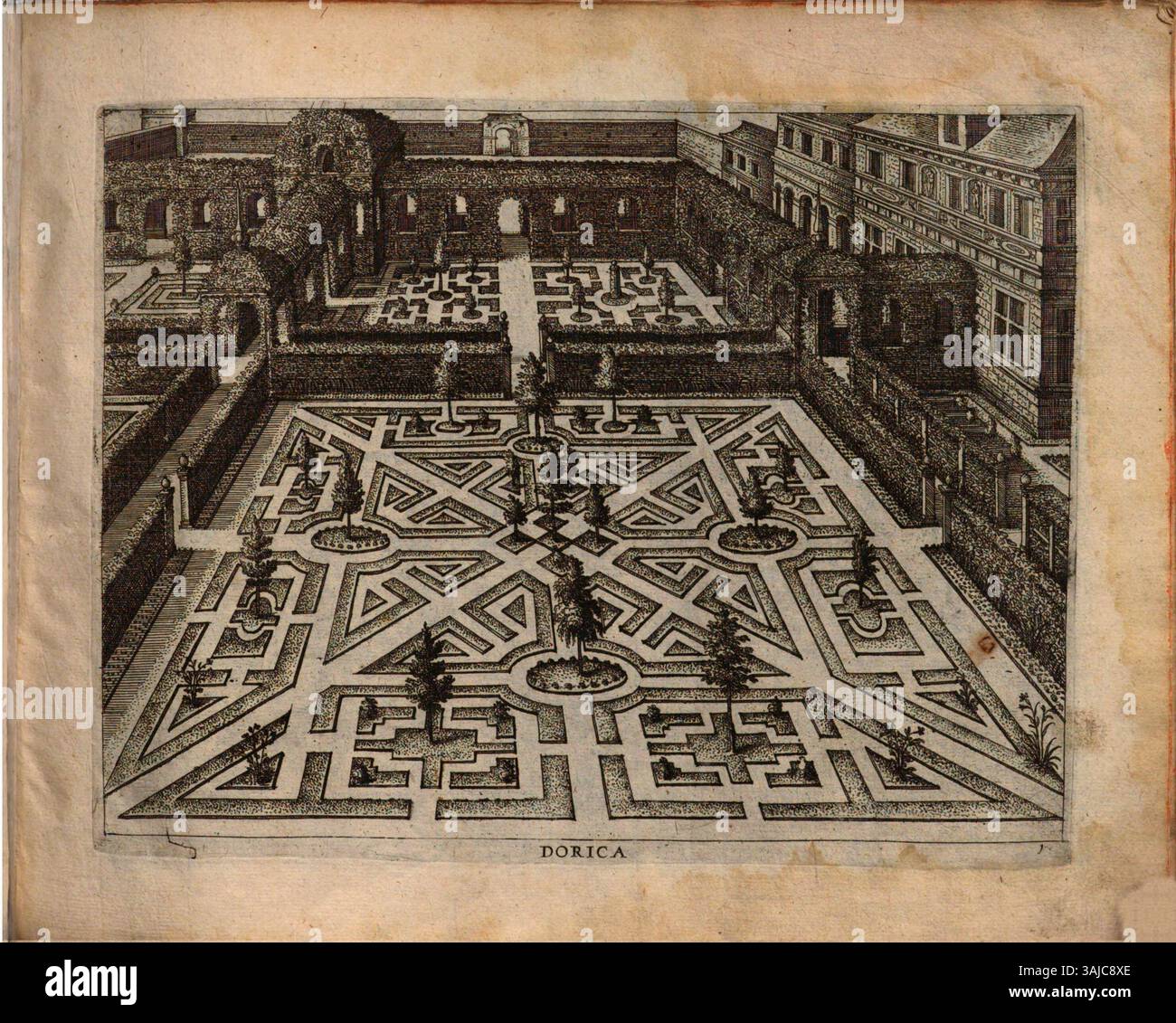 Hans Vredemann de Vries’ 1583 work on garden designs features elaborate ...