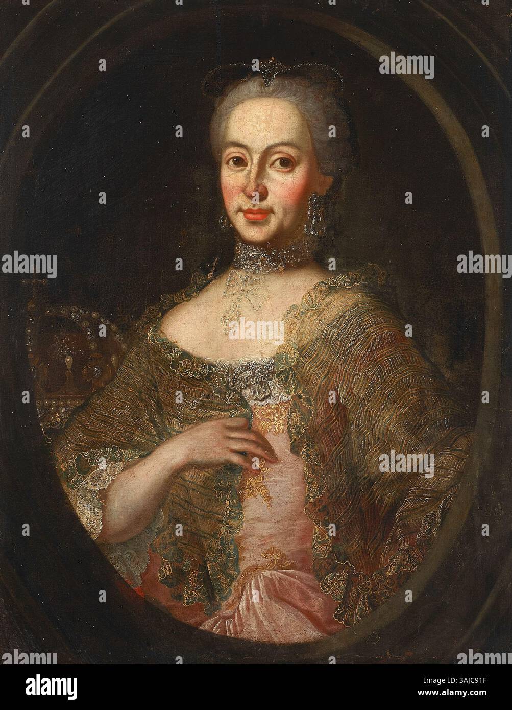 This 18th-century oil painting, once thought to depict Maria Theresa of ...