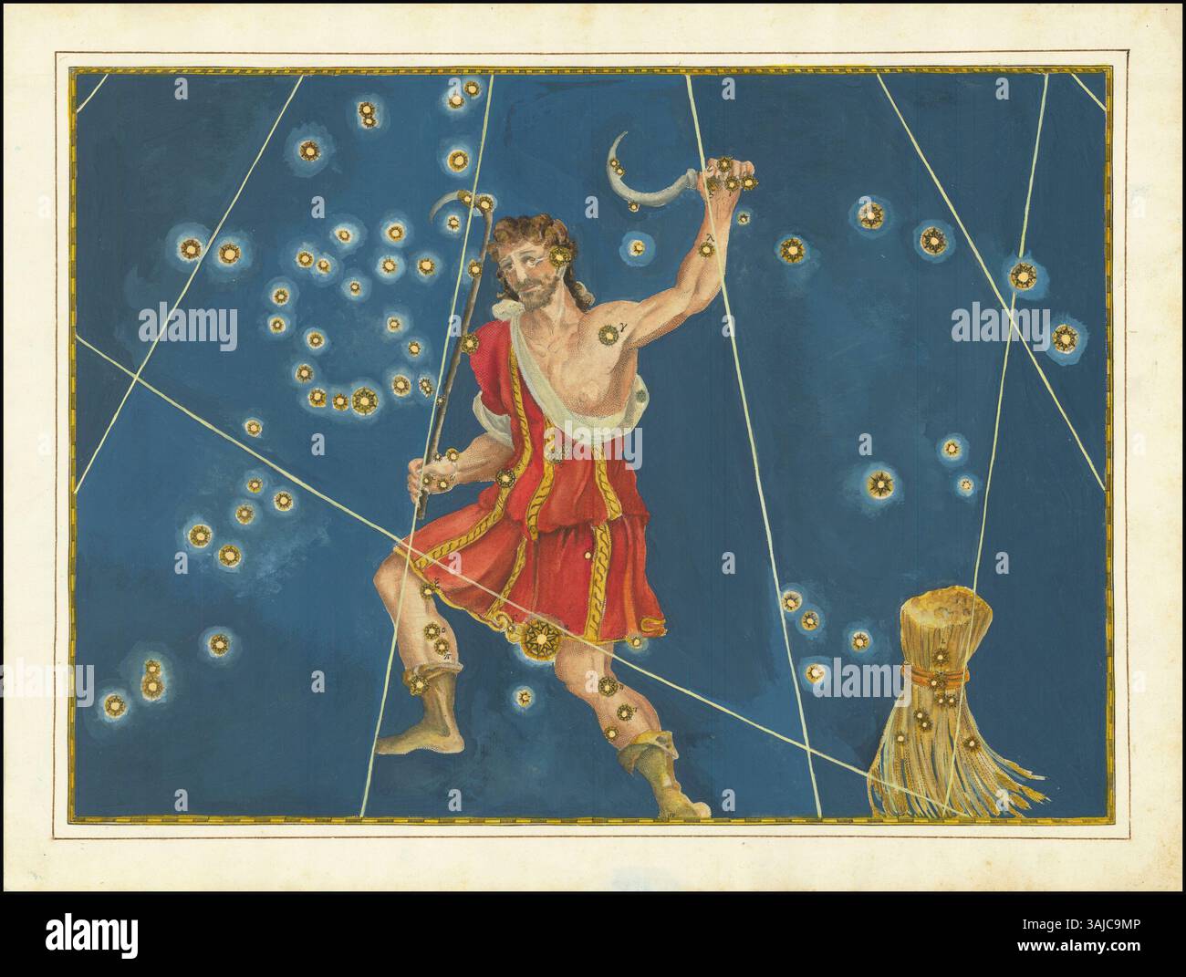 'Bootes' by Johann Bayer (1572-1625) is a star map from Bayer's ...