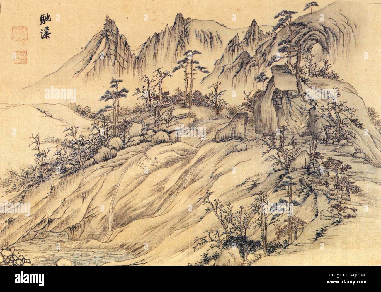 In this 1788 album, Kim Hong-do captures the scenic beauty of Mt ...