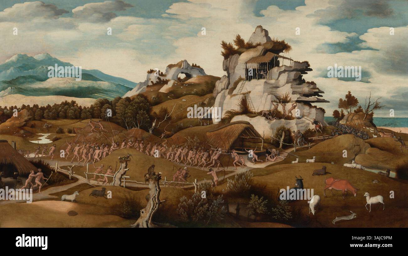 Jan Mostaert’s *Landscape with a Scene of the Conquest of America ...