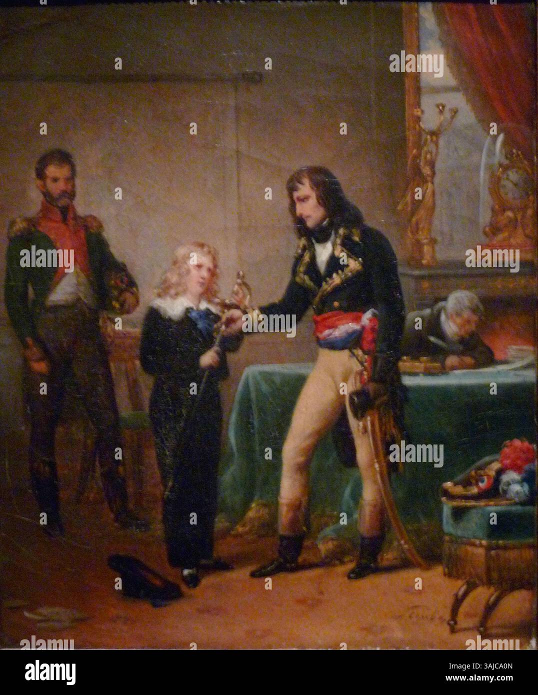 This 1824 oil painting by Charles de Steuben portrays Napoleon ...