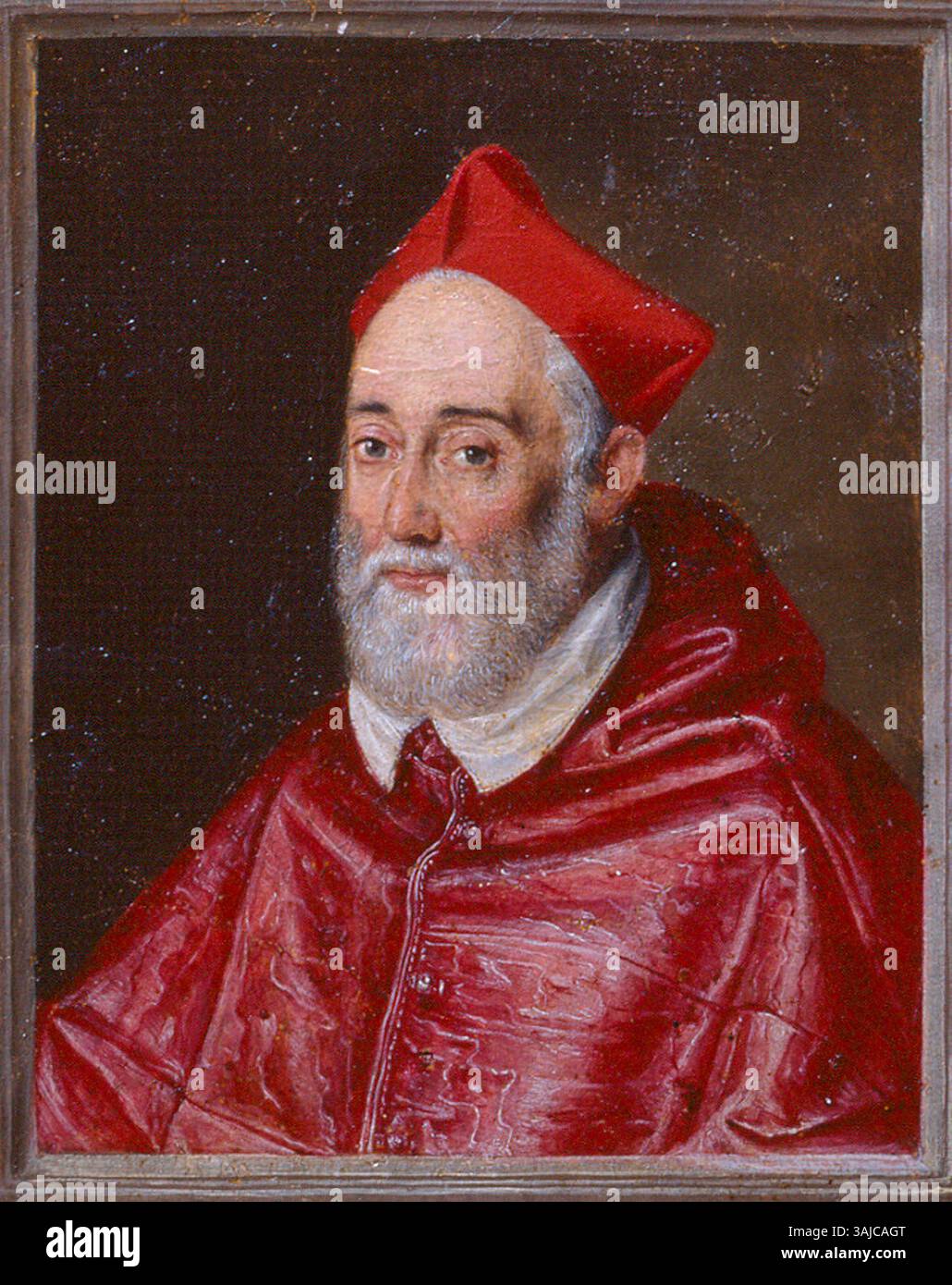 The portrait of Cardinal Alessandro Farnese, painted after Scipione ...