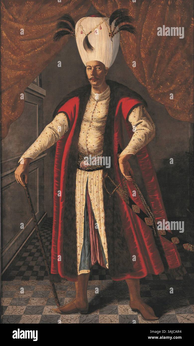 A portrait of Sultan Mehmed IV, painted around 1682, showcasing the ...