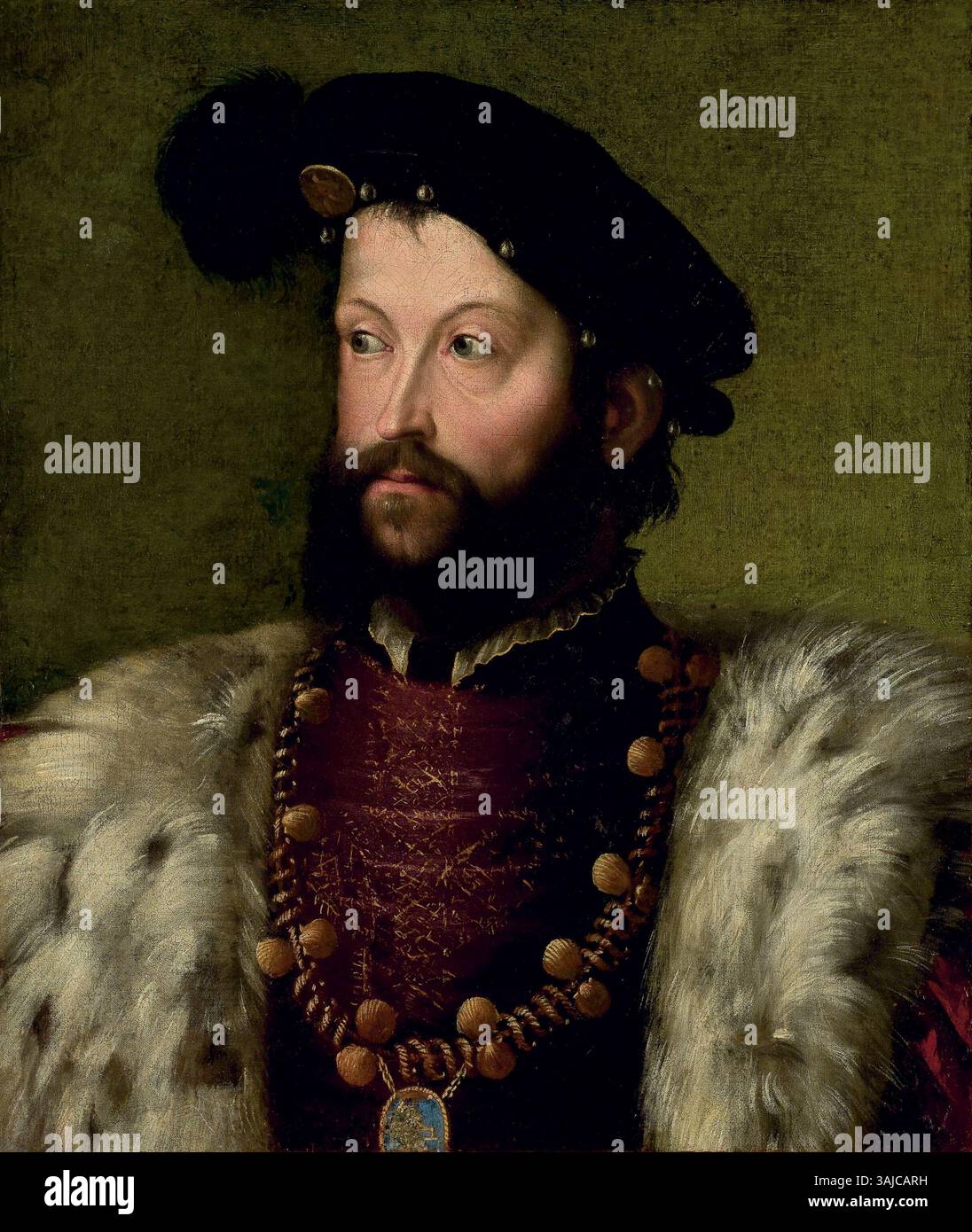 This 16th-century painting by Niccolò dell'Abbate features a presumed ...