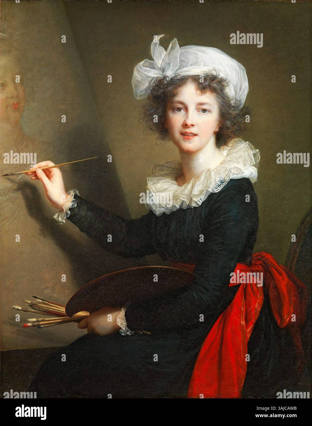 This self-portrait by Élisabeth Louise Vigée Le Brun, painted in 1790 ...