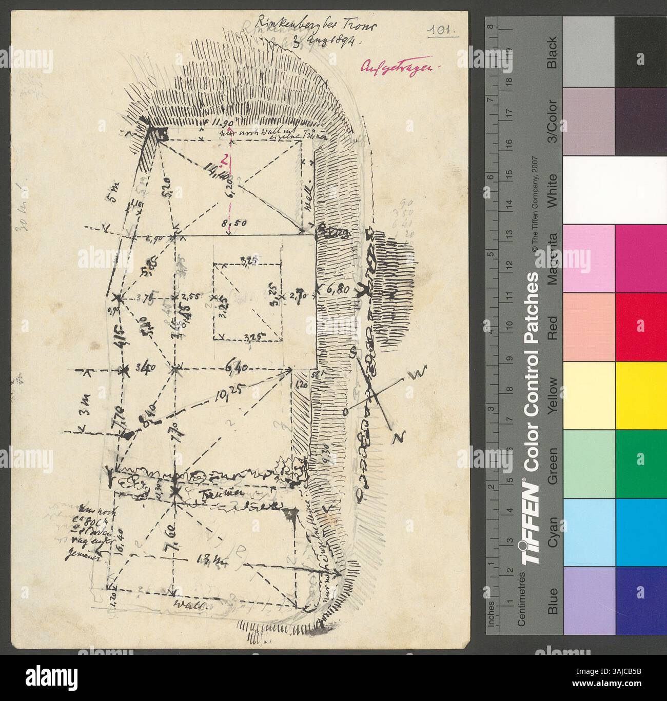 This 1894 illustration by Johann Rudolf Rahn shows the floor plan of ...