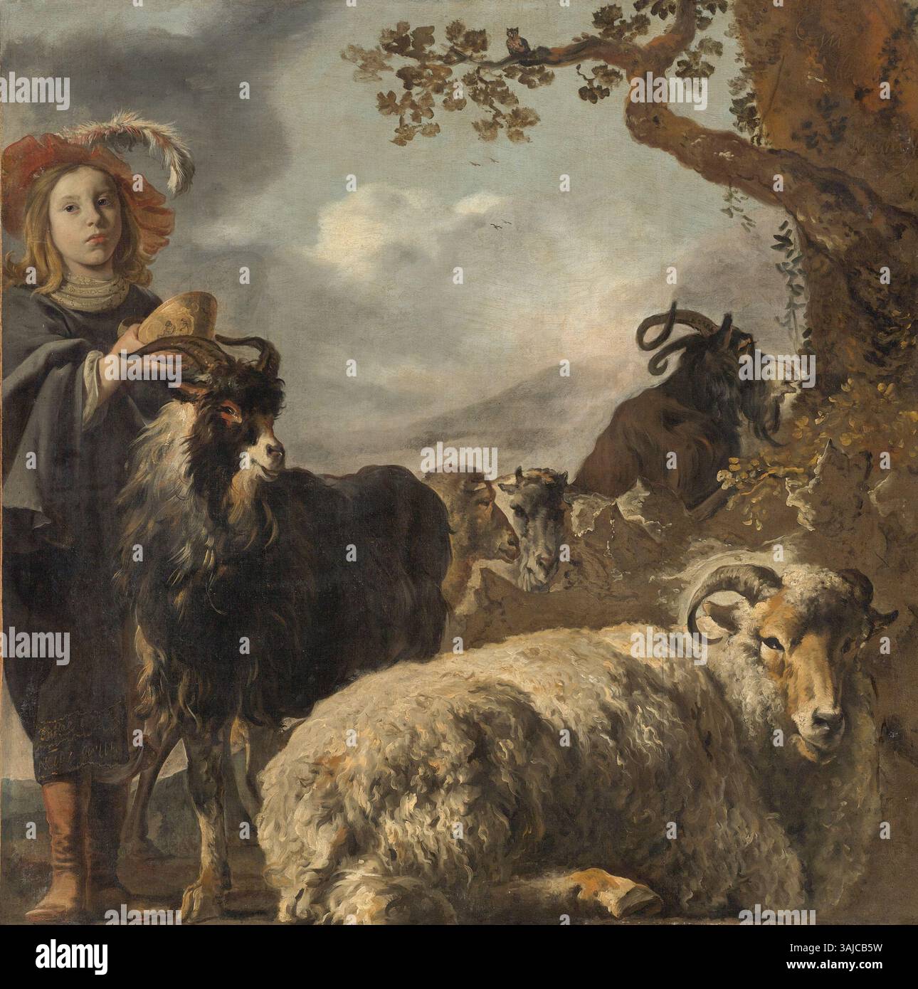 This anonymous painting, attributed to Jan Baptist Weenix and ...