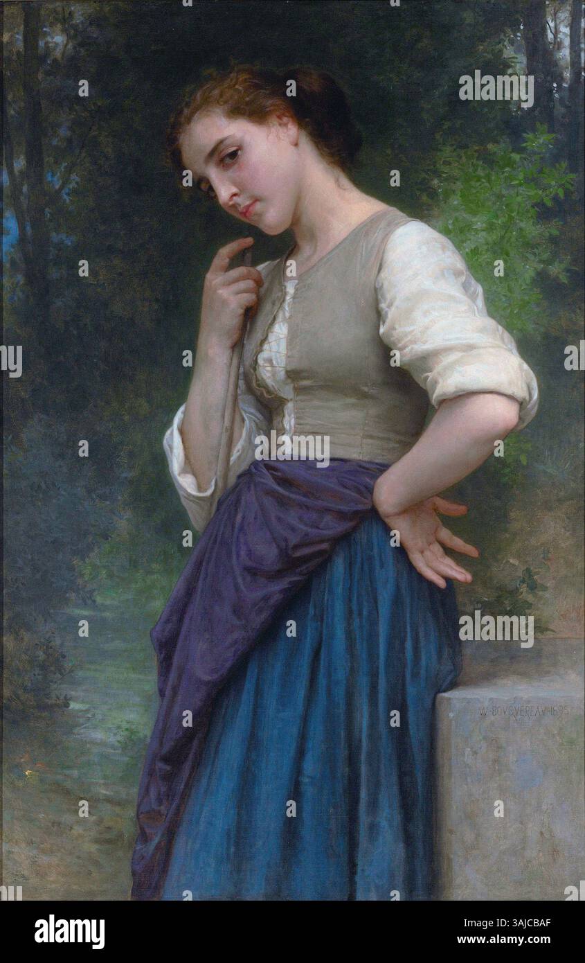 This 19th-century painting by William Adolphe Bouguereau, created ...