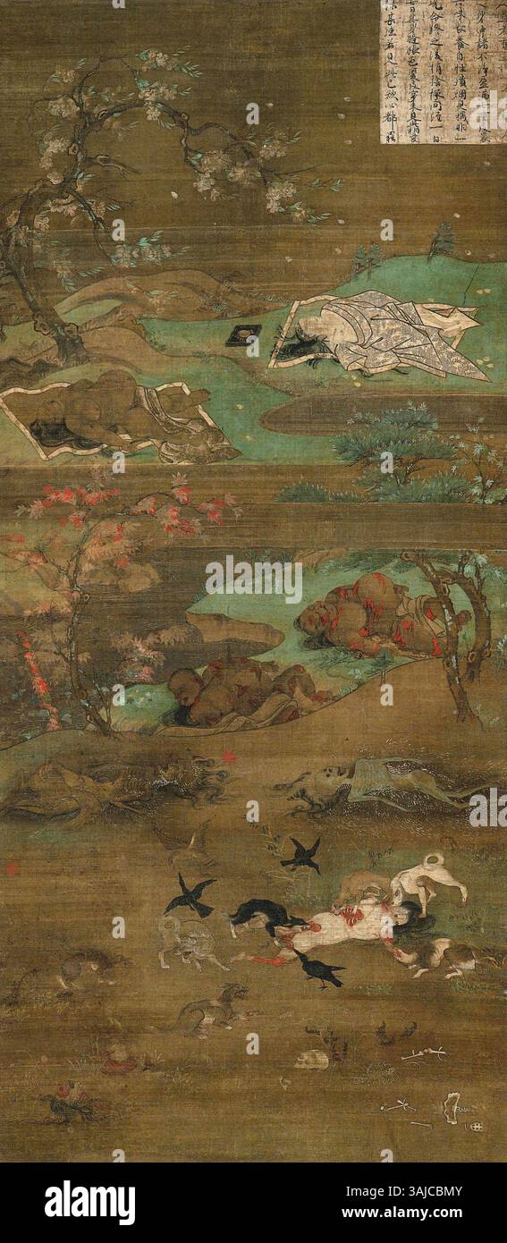 A 13th-century painting from the Kamakura period titled 'The Six Paths ...