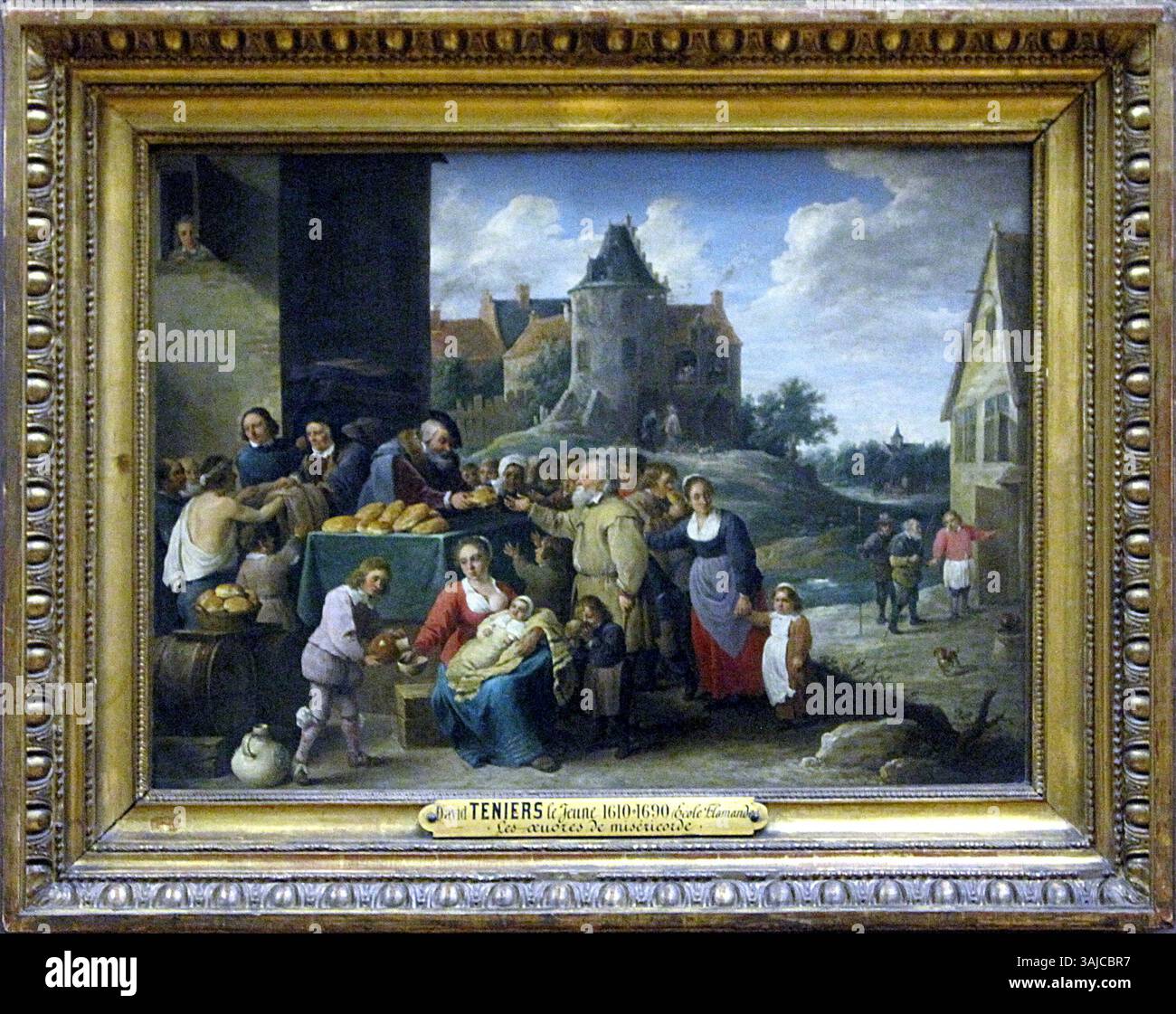 David Teniers the Younger’s 'The Seven Acts of Mercy' (1640), an oil on ...