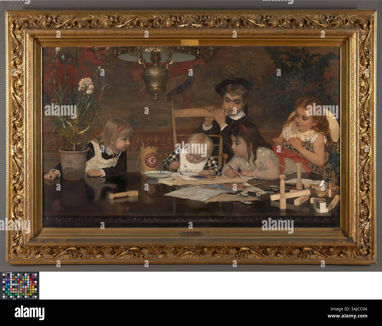 Jan Verhas’ 1877 painting 'The Master Painter' depicts an artist at ...