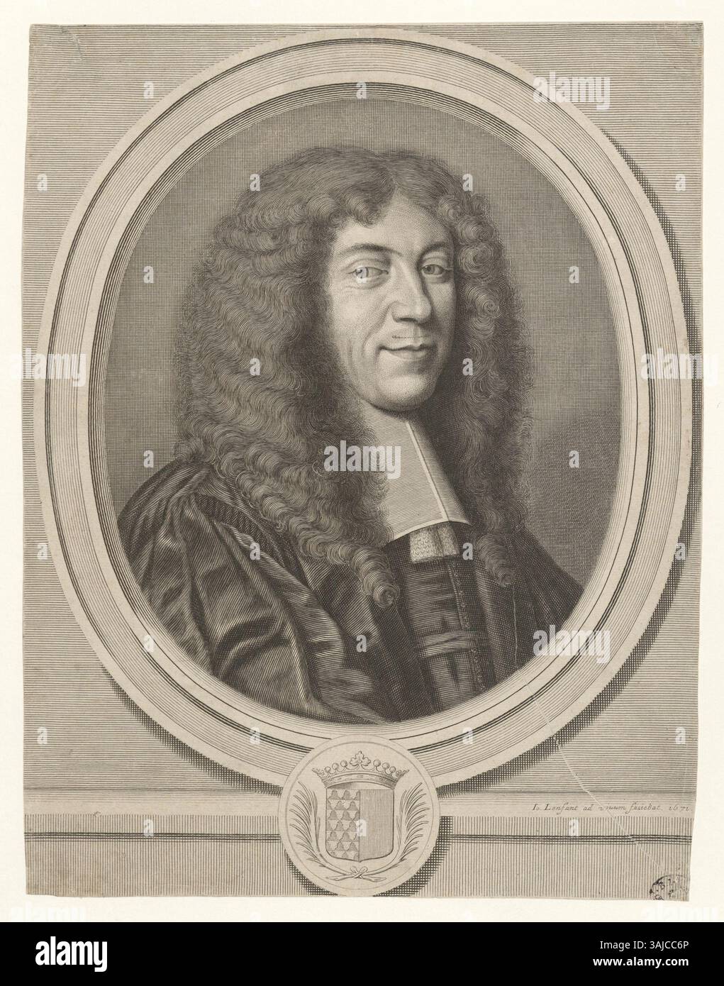 'BOYER 586' is an intaglio print by Jean de Brion, crafted in Latin ...