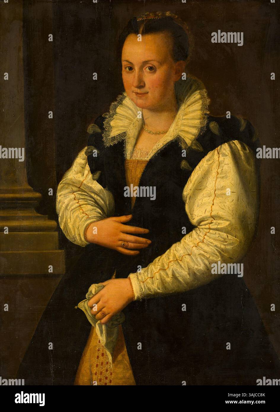 This painting, attributed to the circle of Alessandro Allori, depicts a ...