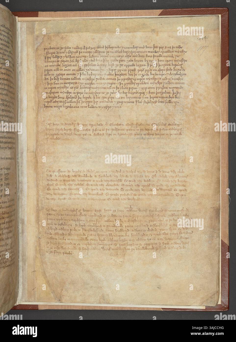 This illuminated folio from the Codex Wintoniensis, part of the St ...