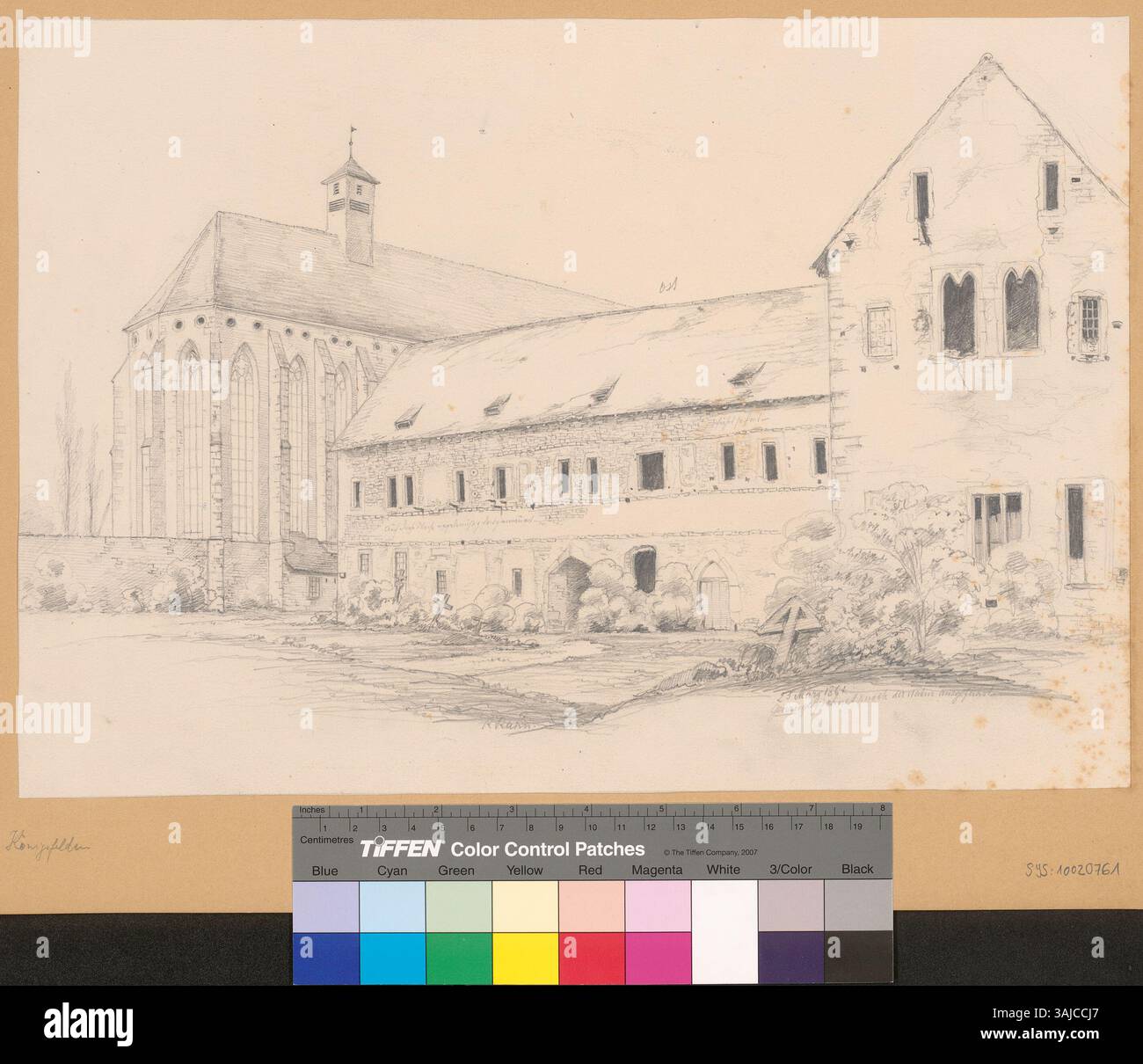 This image illustrates the former Clare Convent and choir of the ...