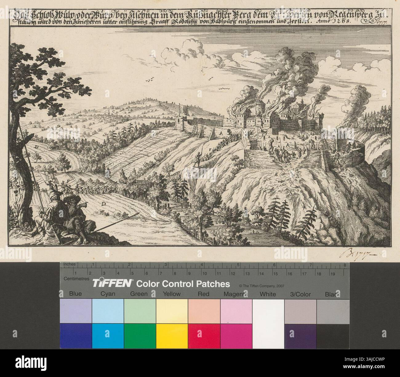 This 1717 print by Johann Melchior Füessli depicts Schloss Wulp in the ...