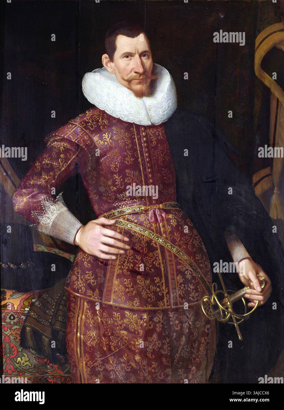 This portrait of Jan Pieterszoon Coen (1587-1629), attributed to or by ...