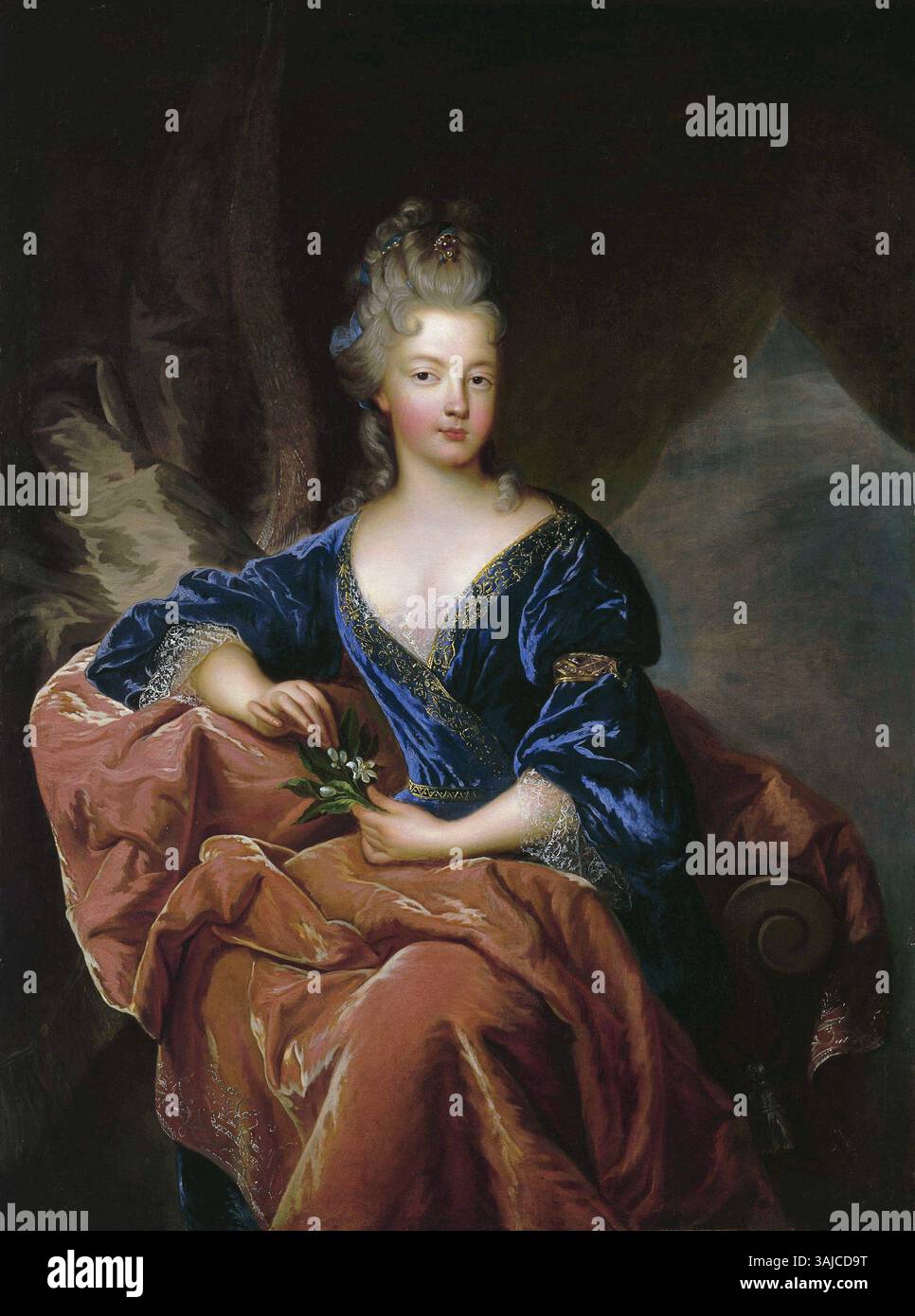 Portrait of Françoise Marie de Bourbon (1677-1749), later Duchess of ...