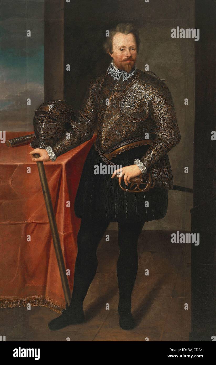 Portrait of Vincenzo Gonzaga, Duke of Mantua, painted around 1595 by ...