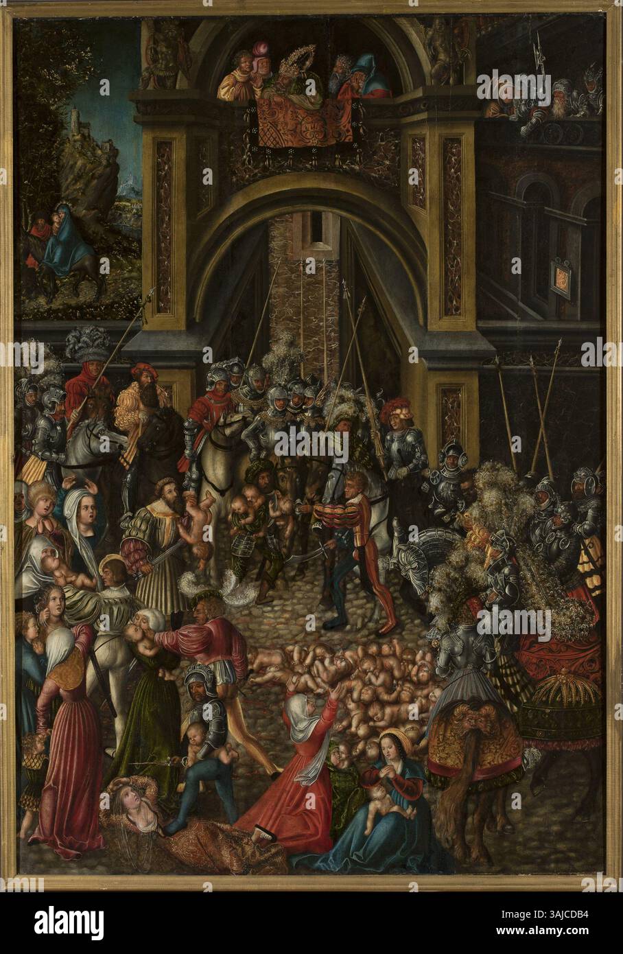 Lucas Cranach's 'Massacre of the Innocents' from circa 1515 portrays ...