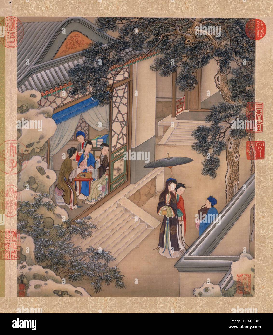 This work by Chen Mei from the album of the emperor’s concubines ...