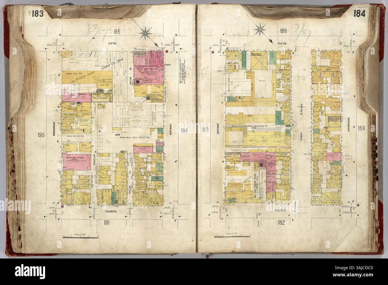 This 1905 edition of the San Francisco Sanborn Insurance Map Atlas ...