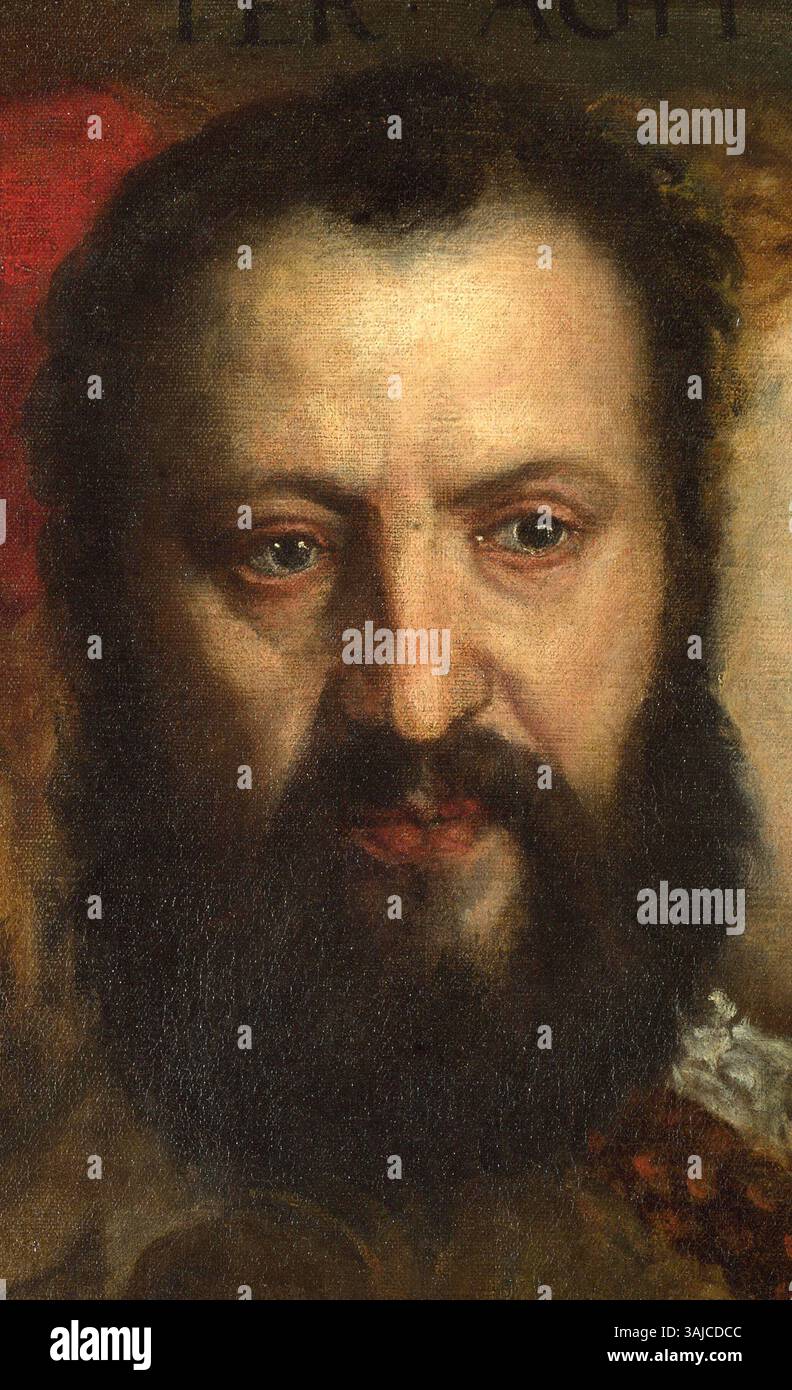 Titian's Allegory of Prudence, circa 1550, includes faces of Titian ...