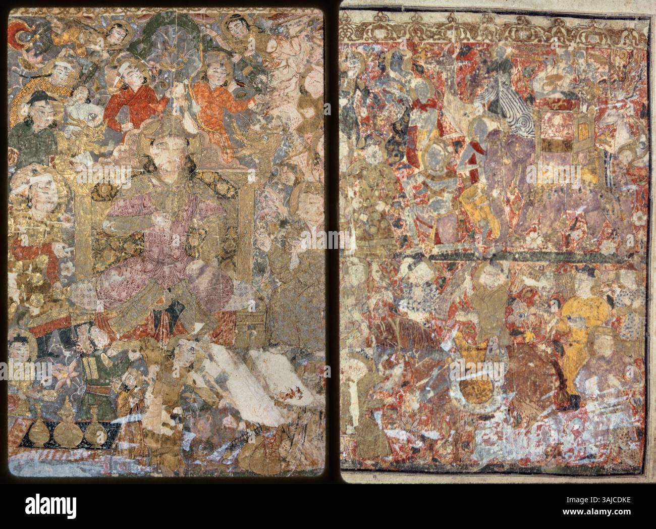 The frontispiece from the Timurid genealogy, housed in the Topkapi ...