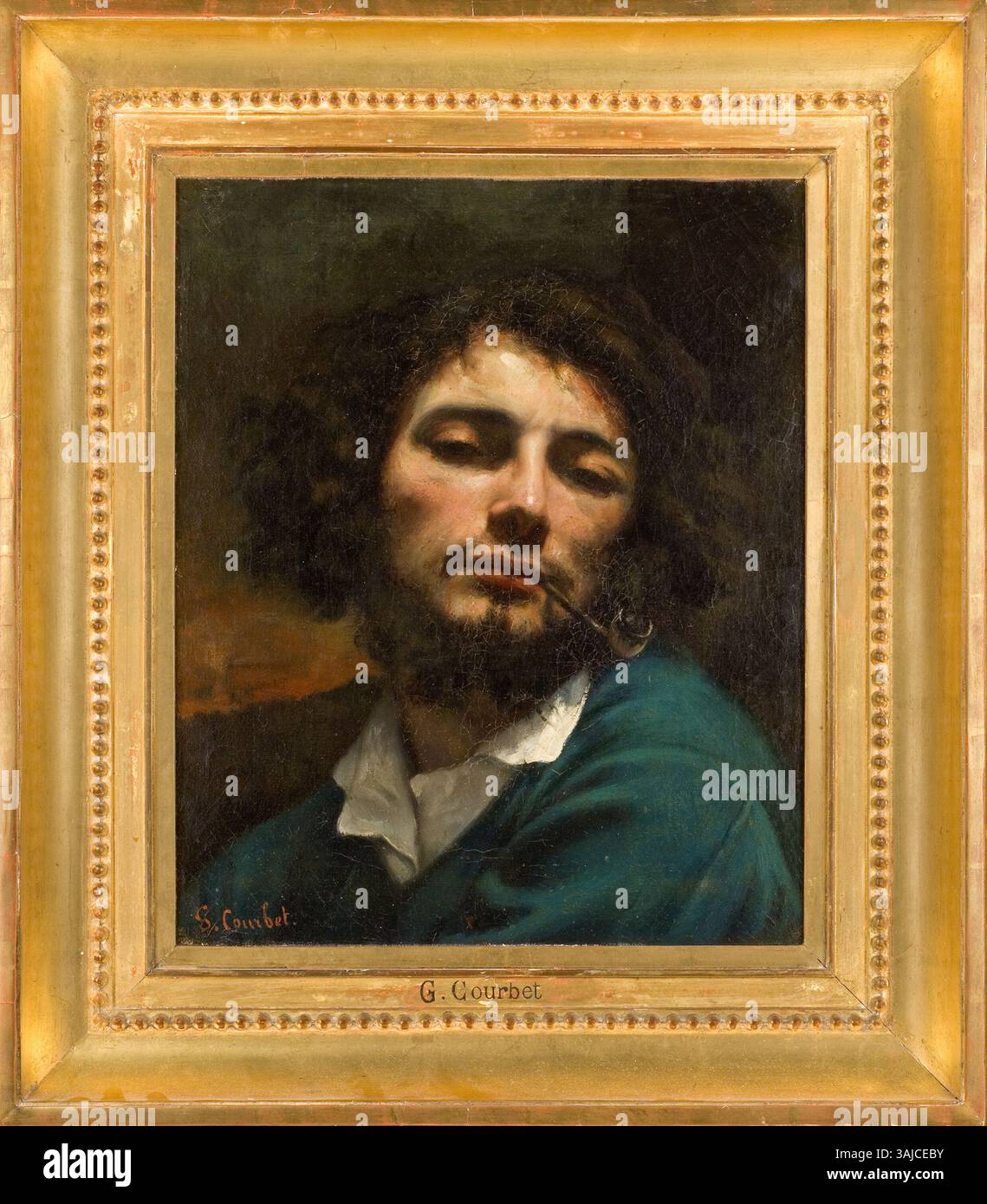 Gustave Courbet's 'L'Homme à la pipe' (circa 1849) is a self-portrait featuring the artist ...