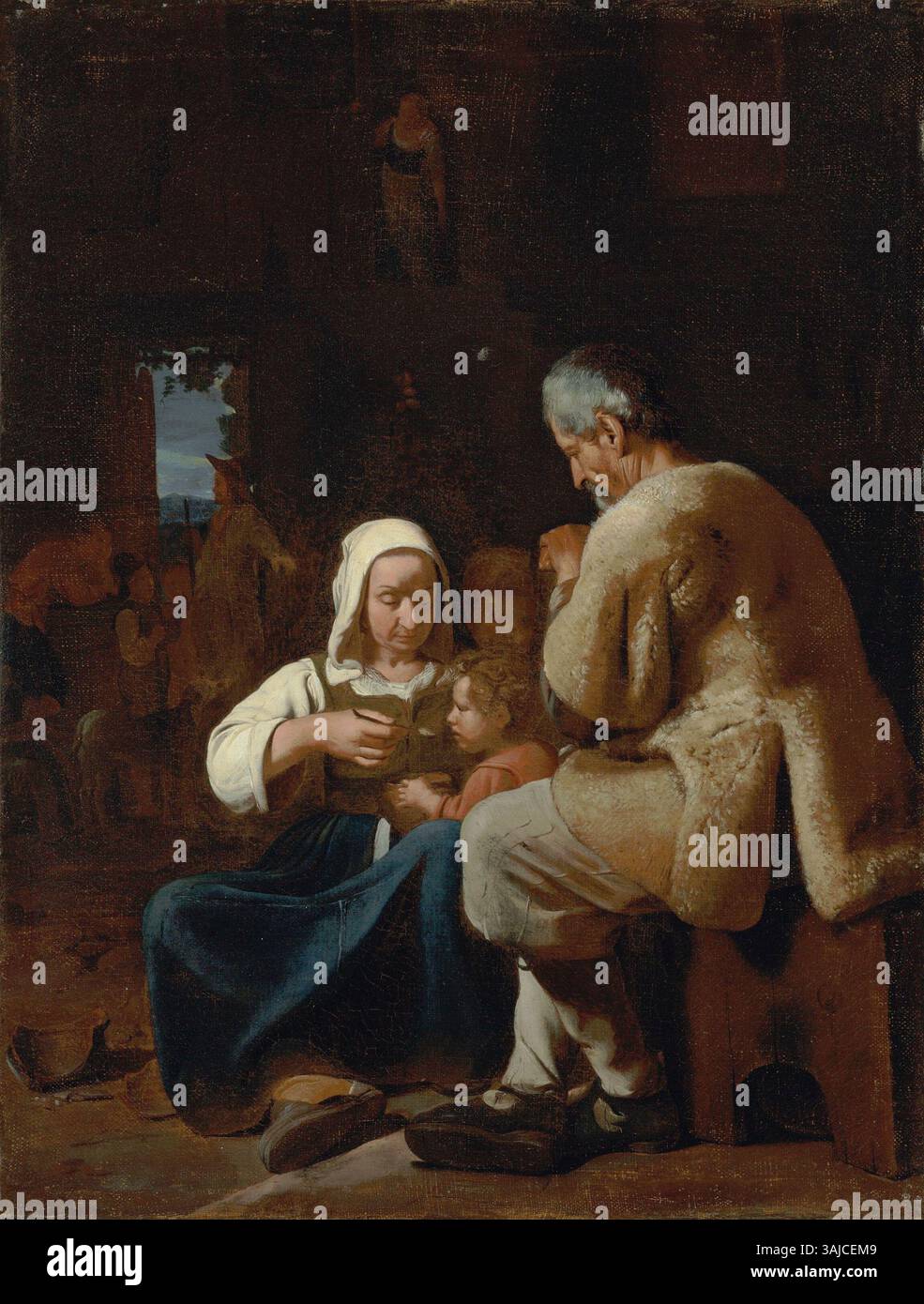 This oil painting by Michiel Sweerts, created between 1634 and 1664 ...