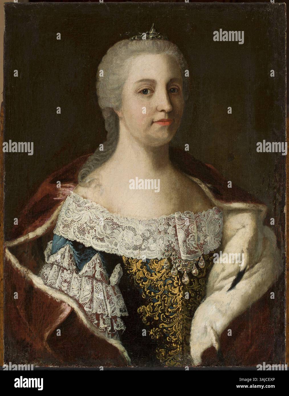 This portrait of Maria Theresa of Austria, painted between 1743 and ...