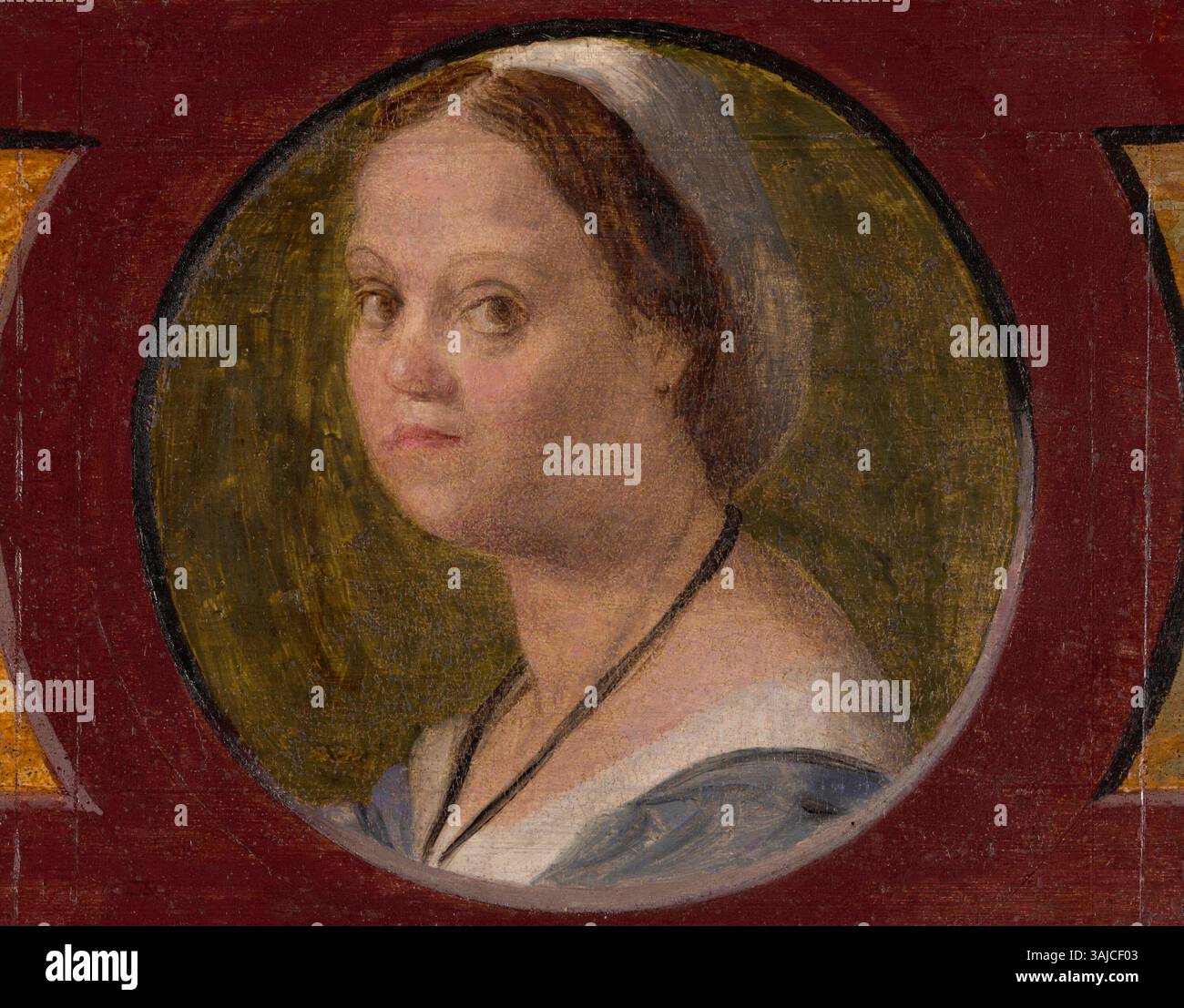 This portrait by Andrea del Sarto, dated around 1525, depicts the wife ...