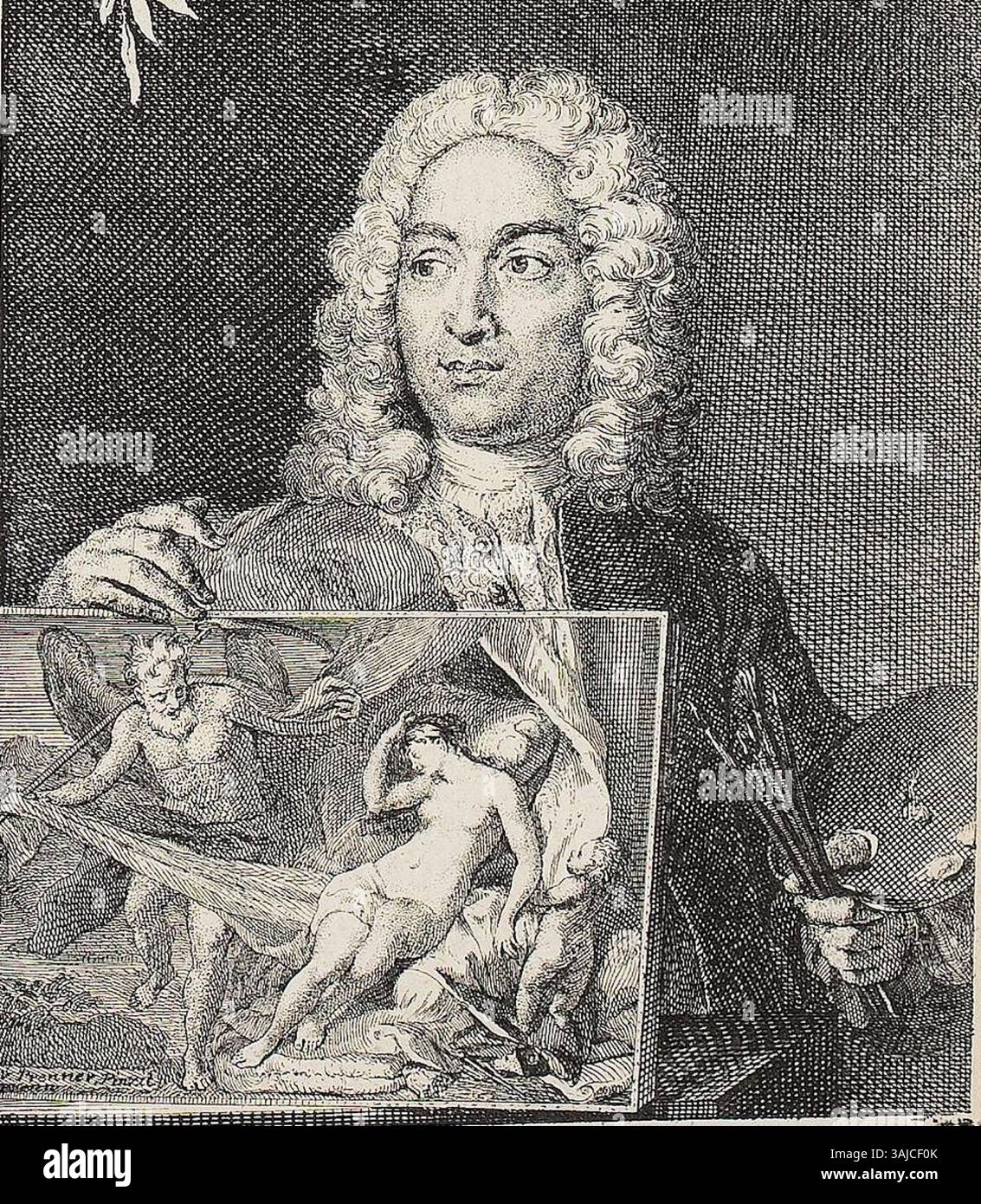 This 1735 engraving by Frans van Stampart depicts Anton Joseph von ...