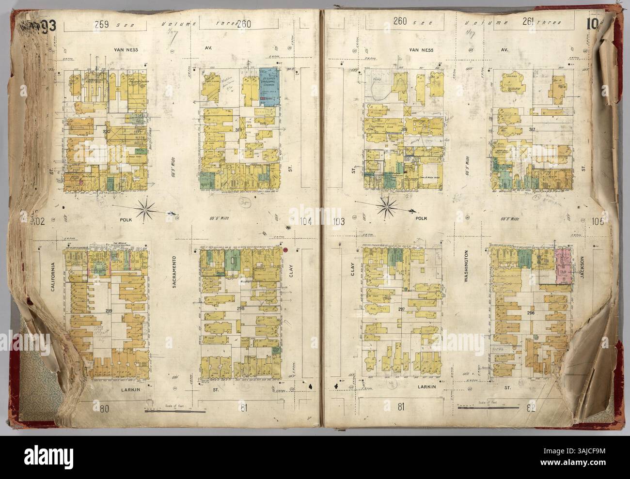 The 'San Francisco Sanborn Insurance Map Atlas' from 1905 provides ...