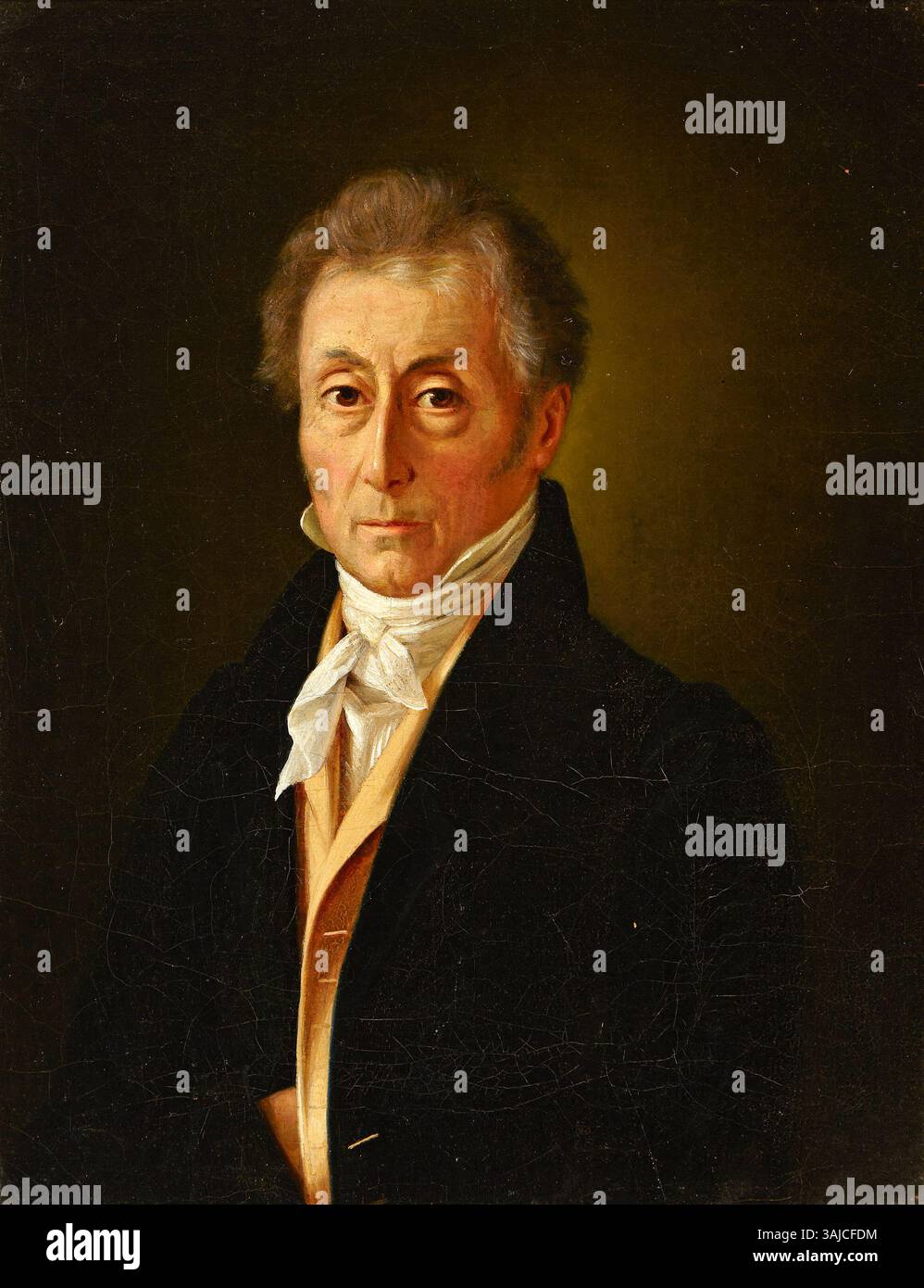 A portrait painting of Johann Rudolf von Frisching at Schloss Rümligen ...