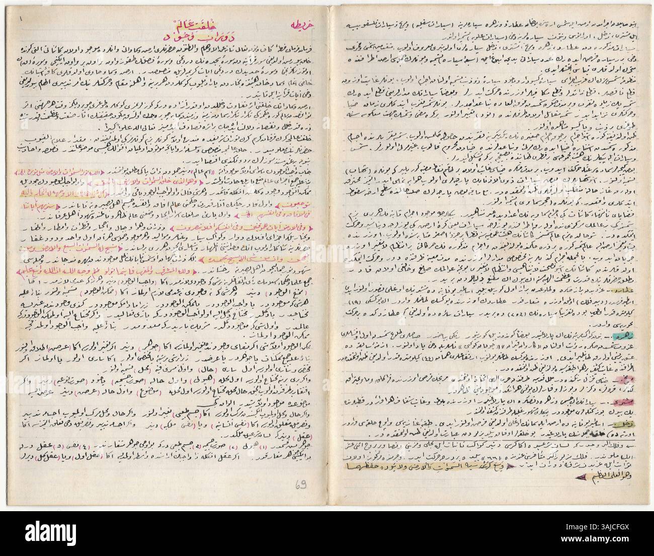 The Ottoman Manuscript World Encyclopedia, assembled by Abdürrrahim ...