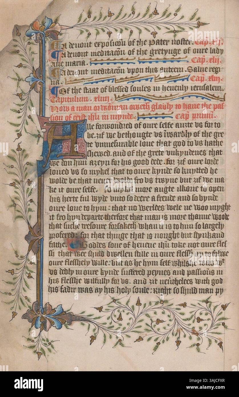 The manuscript Beinecke MS 223, folio 2v contains the beginning of ...