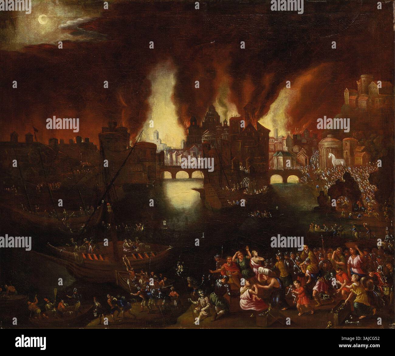 Attributed to Daniel van Heil, this painting, created between 1624 and ...