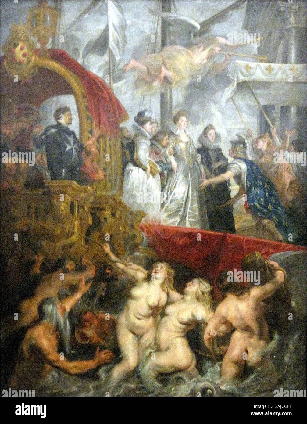 Peter Paul Rubens’ 'The Disembarkation at Marseilles' from the Marie de ...